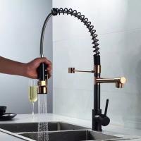 China Contemporary Lizhen-Hwa.Vic Ceramic Disc Valve Core Kitchen Spring Pull Down Basin Faucet for sale