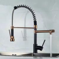 China Contemporary Lizhen-Hwa.Vic Ceramic Disc Valve Core Kitchen Spring Pull Down Basin Faucet for sale