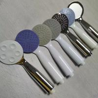 China Affordable ABS Plastic Bathroom Rainfall Hand Shower Head with Chrome Surface for sale