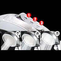 China Eco-Friendly High Pressure 3 Spraying filterable Shower Head with hose Popular Style for sale