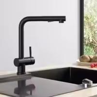 China Modern Contemporary Deck-mounted Waterfall Kitchen Tap in Bright Chrome Plated Finish for sale
