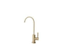 China Single Handle Kitchen Sink Faucet Brushed Gold Drinking Faucet Water Filter for 2024 for sale