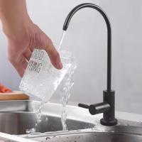 China Single Handle Kitchen Sink Faucet Brushed Gold Drinking Faucet Water Filter for 2024 for sale