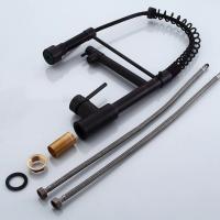 China Hot Cold Water Kitchen Faucet with Swivel Extension Spring Pull Out Pull Down Sprayer for sale
