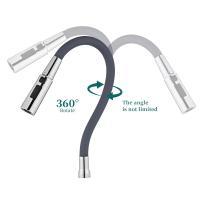 China Single Hole Bathroom Faucet Mount Custom Color Flexible Rubber Silicon Hose for sale