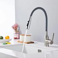 China 360 Degree Rotation Flexible Hose Kitchen Faucet for Bathroom Customers for sale