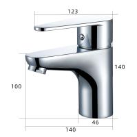 China Deck Mounted Contemporary Design Basin Faucet Mixer for Bathroom Hot and Cold Brass Ware for sale