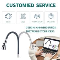 China Lizhen-Hwa.Eng Kitchen Faucet with 360 Degree Rotation and 0-99C Sensor Spout for sale