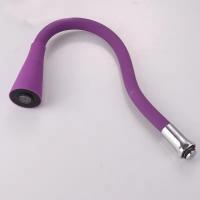 China Bathroom Flexible Rubber Silicon Hose with Stainless Steel Valve Core for sale