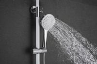 China Bathroom Mixer Tap With Shower Set and Square Shower Head for Build In Shower System for sale