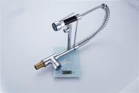 China Commercial 3 Way Kitchen Faucet with Hot Cold Water Filter Purifier and Swivel Spout for sale
