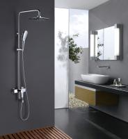 China Water Saving In Wall Shower System Set with Stainless Steel Rain Shower Head and Hand for sale