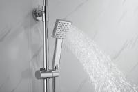 China Anodized Stainless Steel Shower Panel Bathroom Wall Mounted Waterfall Shower System Set for sale