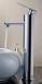 China Single Hole Plated Cold Bathroom Basin Mixer Sliver Concealed Faucet For Basin Tap for sale
