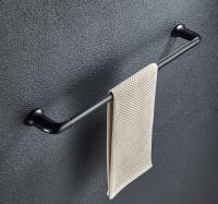 China Stainless Steel Bathroom Towel Holder in Polished Finish with Single and Double Rods for sale