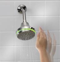 China Experience a Luxurious Shower with Bathroom LED Sensor Shower Head in Chromed ABS for sale