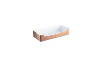 China Convenient Bathroom Appliance Rack Shelf with Drainage Basket Holder and Single Tier for sale