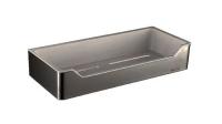China Convenient Bathroom Appliance Rack Shelf with Drainage Basket Holder and Single Tier for sale