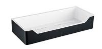 China Convenient Bathroom Appliance Rack Shelf with Drainage Basket Holder and Single Tier for sale