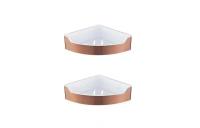 China Wall Mounted Corner Bathroom Appliance Single Stainless Steel Shelf for Bathroom Wall for sale