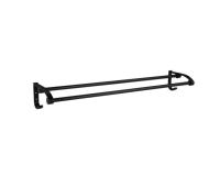 China Polish Surface Finishing Luxury Bathroom Accessories Set with Aluminum Alloy Towel Rack for sale