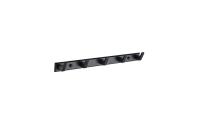 China 5-Hook Stainless Steel Shining Mirror Clothes Hook for Bathroom and Bedroom Decoration for sale