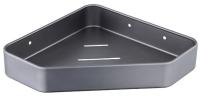 China Space Aluminum Corner Shower Shelf Kitchen Storage Rack Wall Mounted Caddy Bath Tray for sale