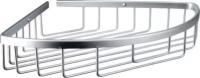 China 304 Bathroom Stainless Steel Bathroom Wall Hanging Single Tier Triangular Storage Basket for sale