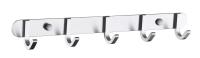 China Modern Style Home Accessories Stainless Steel Coat Hook Wall Mount Towel and Robe Holder for sale