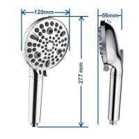 China Get the Perfect Shower with this High Pressure Rain Shower Head and Stone Filter Combo for sale