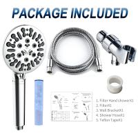 China Filtered Shower Head for High Pressure Water Handheld in Modern Bathroom Design Style for sale