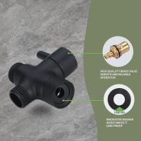 China Adjustable Jet Spray Handheld Bidet Sprayer for Bathroom Brass T-Valve Rainfull Function for sale