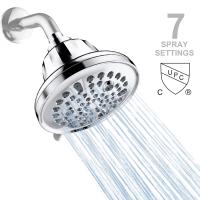 China 7 Functions Ceramic Valve Core Bathroom Wall Mounted Showerhead for Bathroom Room for sale