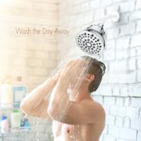 China 2024 High Pressure Fixed Shower Head Rainfall 5 Function Spray for Modern Bathroom Designs for sale