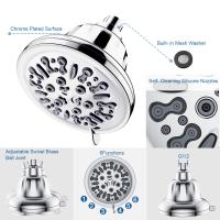 China Experience a Spa-like Shower with our Adjustable Brass Swivel Ball Joint Shower Head for sale