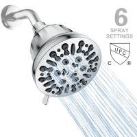 China Exposed Shower Faucet Feature Without Slide Bar High Pressure Rain Fixed Shower Head for sale