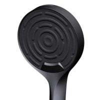 China Faucet Type Normal Matte Black High Pressure Handheld Shower Head with 4 Spray Modes for sale