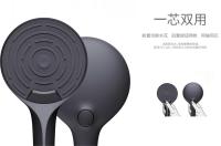 China Faucet Type Normal Matte Black High Pressure Handheld Shower Head with 4 Spray Modes for sale