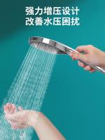 China Bathroom Wash Large Water Outlet Hand Shower Jetting Spray Plastic Shower Head Combo Set for sale