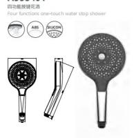 China Round Wall Mounted Rain Fall Shower Head with Single Handle and Without Slide Bar for sale