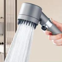 China Stylish High Pressure Handheld Shower Head With Filters-3 Spray Mode Detachable Spray Mode for sale