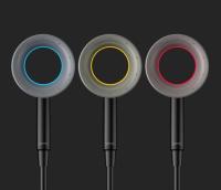 China Temperature Sensing High Pressure Led Shower Head Blackened Version Guarantee 1 YEAR for sale