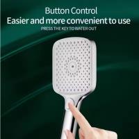 China 18L/min Water Flow Modern Bathroom Designs Rectangle Showerhead Sprayer for Body Wash for sale