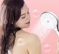 China 18L/min Water flow Three Function Abs Plastic Hand Shower Head For Bath/Shower Mixer for sale