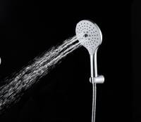 China 18L/min Water flow Three Function Abs Plastic Hand Shower Head For Bath/Shower Mixer for sale