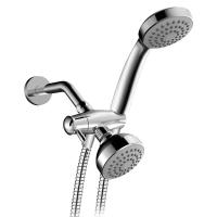 China Plastic Abs Chrome Hand Shower with Round Shape and Hot Cold Water Implementation for sale