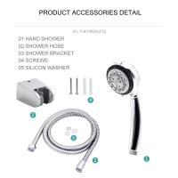 China Multifunctional Plastic Shower Head for Home in Modern Bathroom Designs for sale