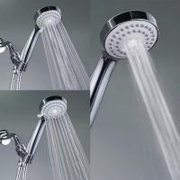 China Shower Rain Set 3 Inches 4 Functions Chromed Handheld Shower with Plastic for sale