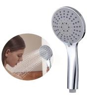 China Modern Design Round Plastic Rainfall Head Hand Shower Exposed B S Faucet Feature for sale