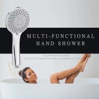 China Modern Design Round Plastic Rainfall Head Hand Shower Exposed B S Faucet Feature for sale